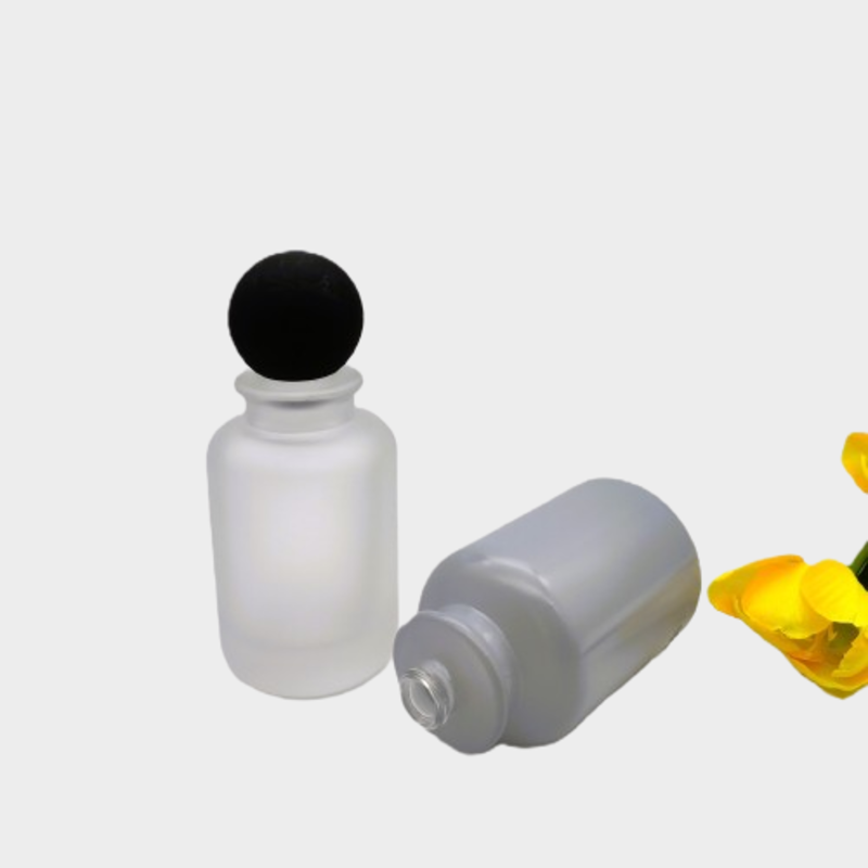 100ml Elegant Round Perfume Spray Bottle With Ball Cap Thick Glass ...